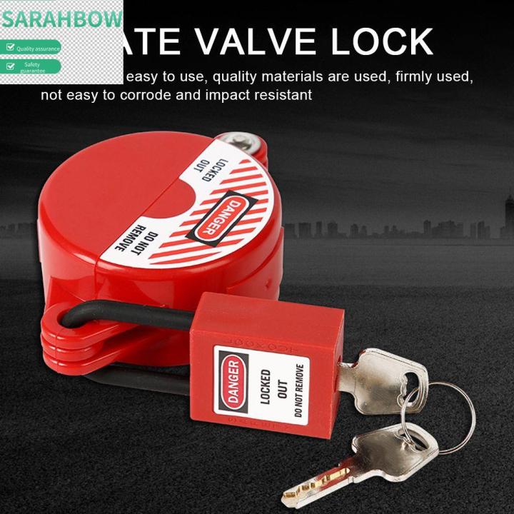 SARAHBOWSH Tank Safety Locks Tank Gas Bottle Ball Valve Gate Valve 1-2. ...