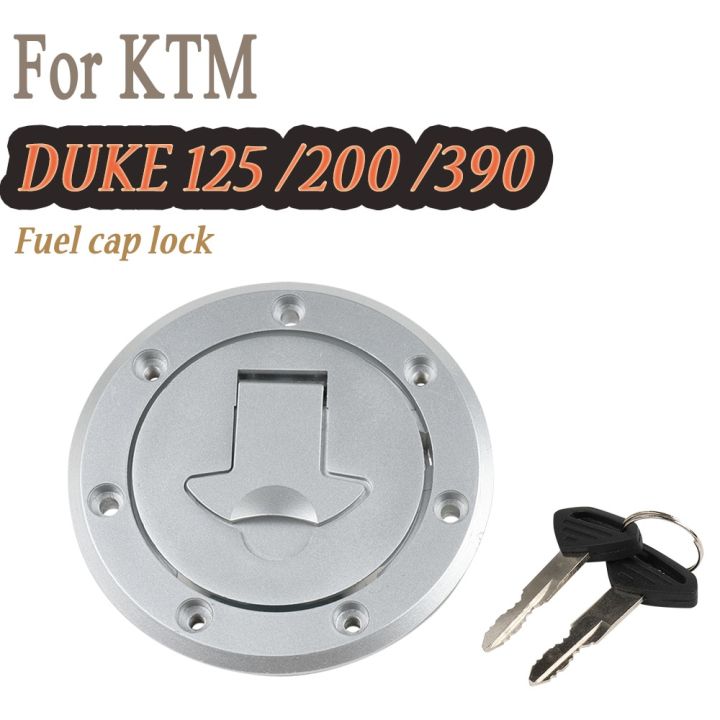 For KTM DUKE 125 200 390 DUKE Petrol Gas Fuel Tank Cap Cover With Key ...