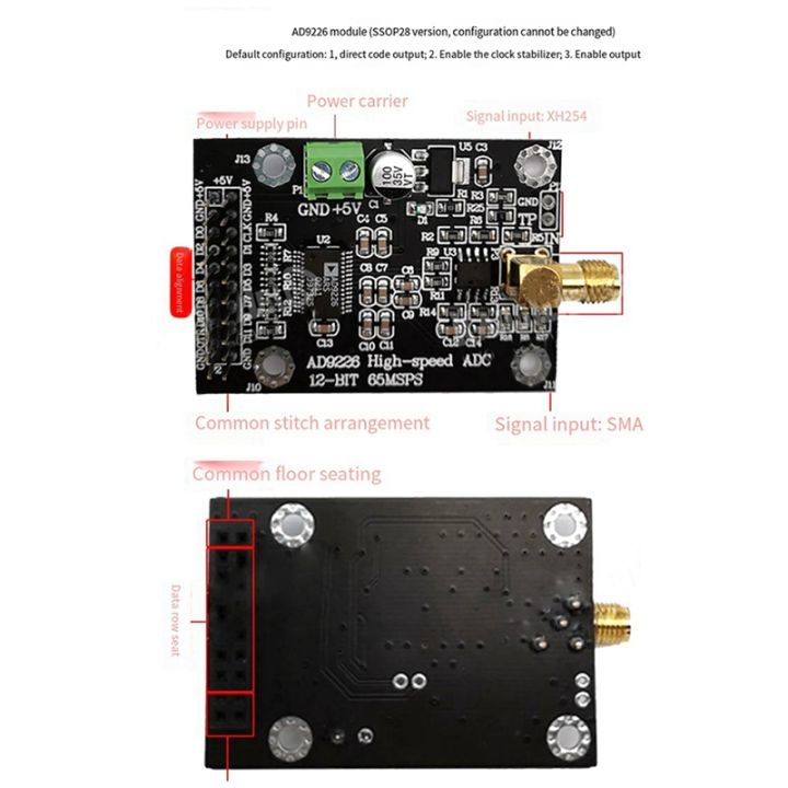 AD9226 High Speed ADC Module Signal Acquisition Analog to Digital ...