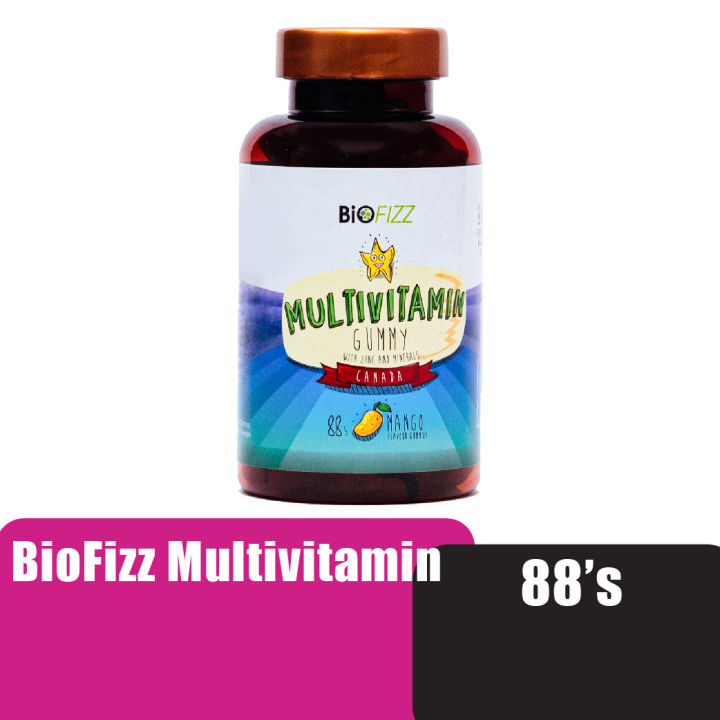 BIOFIZZ Gummy Multivitamin 88'S Supplement for Kids Gummies Supplements ...