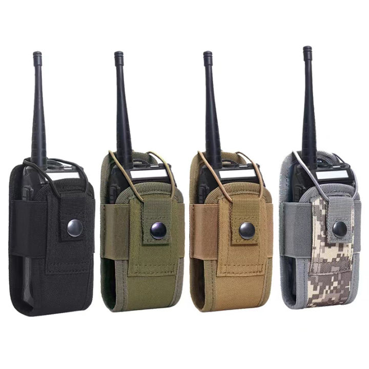 1000D Tactical Molle Radio Pouch Waist Bag Holder Pocket Portable ...