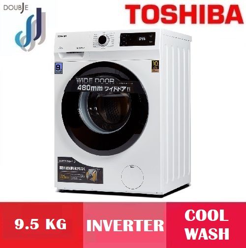 Toshiba 9.5KG TW-BK105S2M Washing Machine The GreatWaves Inverter Front Load Washing Machine ...