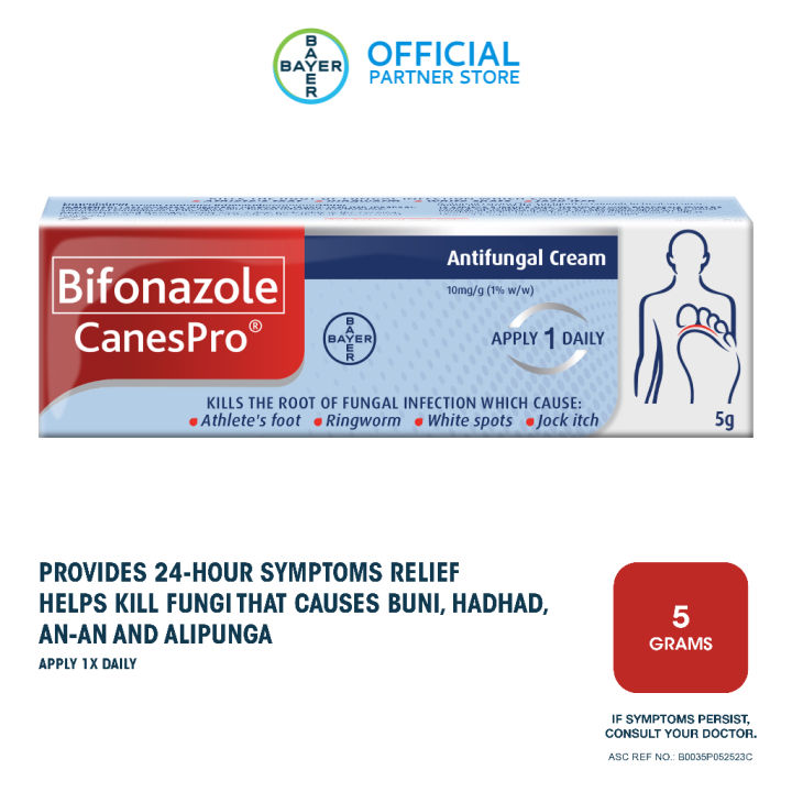 COD CANESPRO® Bifonazole Antifungal Cream for Athletes foot, Jock itch ...