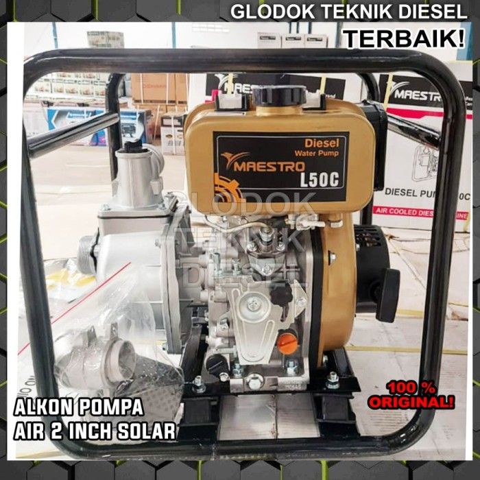 Mesin Pompa Air Sawah Alkon 4 INCH Diesel Solar Type 100 Water Pump - 2 ...