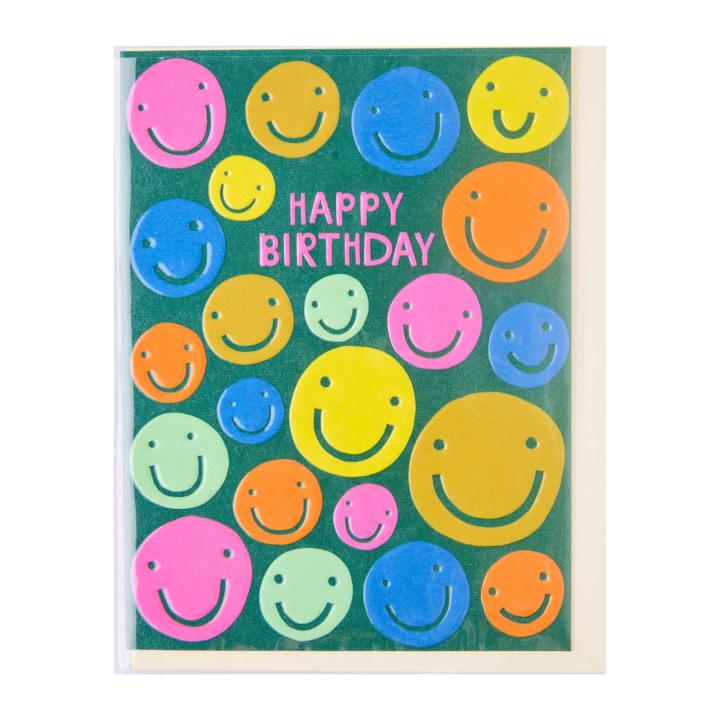 Raspberry Blossom Happy Birthday Smiley Faces | Lazada Singapore