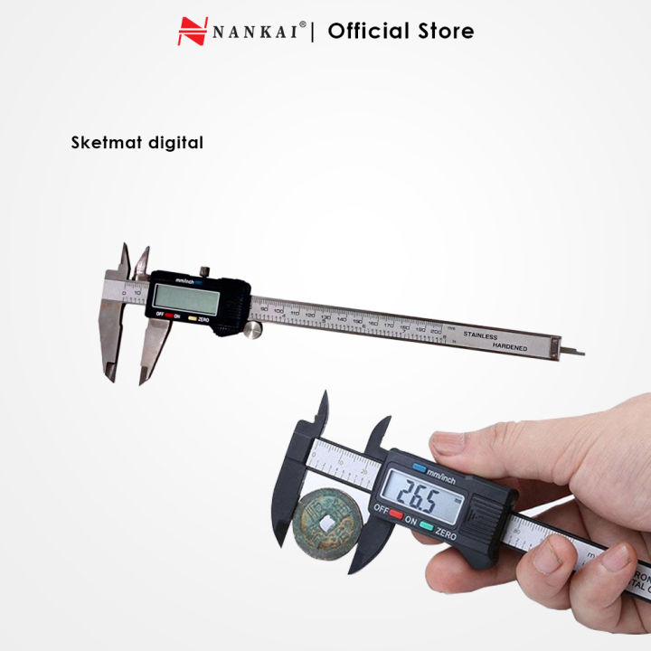 Sketmat / Sigmat Jangka Sorong Digital 12 inci Alat Ukur Nankai | Lazada Indonesia
