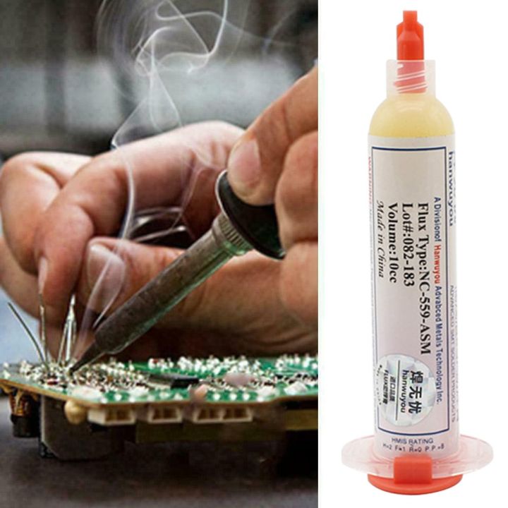 【Smart EL Store】 NC-557-ASM No Clean Adhesive Gel Flux 10cc Micro ...