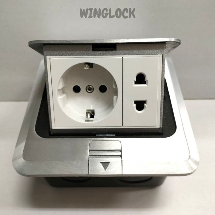 STOP KONTAK LANTAI TANAM POP UP SOCKET | Lazada Indonesia