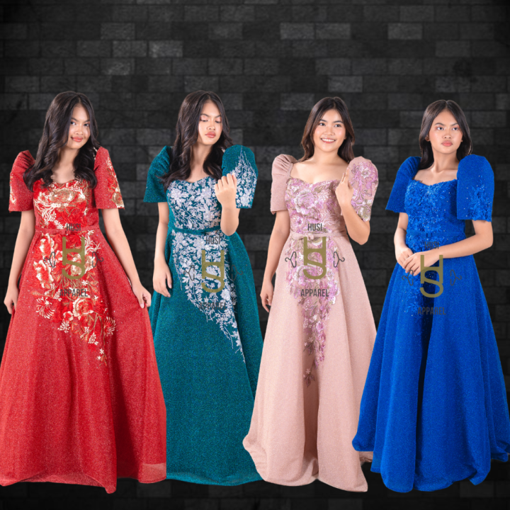 Filipiniana Ball Gown for JS Prom- Candy Crush fabric | Lazada PH