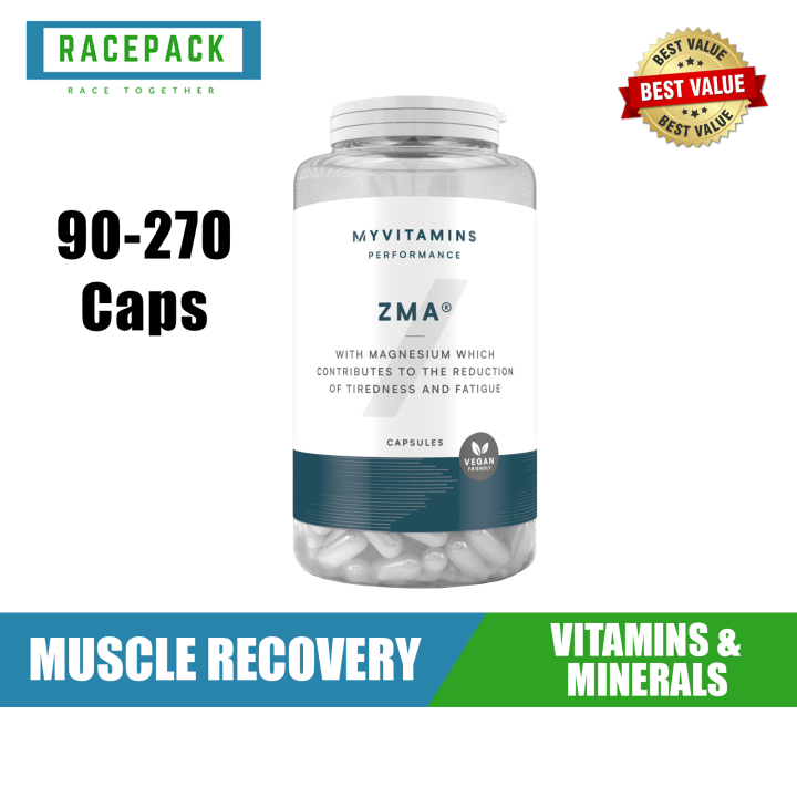 MyProtein MyVitamins ZMA 90 Capsules ZMA 270 Capsules With Magnesium ...