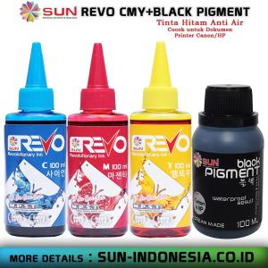 Sun Revo Tinta Printer Ink CMY + Black Pigment 100 ml untuk Canon/HP ...