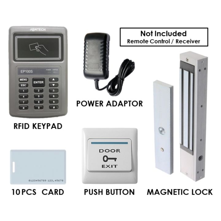 Door Access RFID Control System Set (Jantech EP100S) Comes With 1Unit X ...