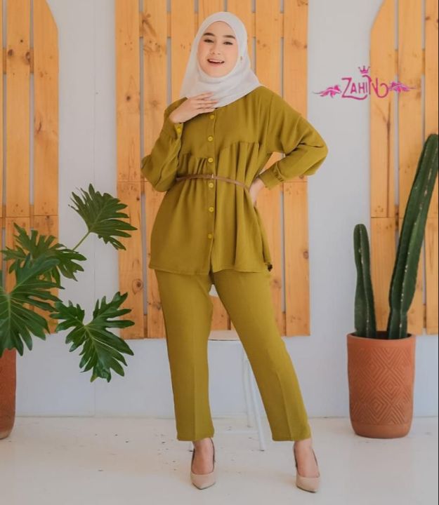 SETCEL CRINKEL WANITA TERBARU 2024 POLOS SIMPEL LIANA VOL 2 ZAHIN JUMBO ...