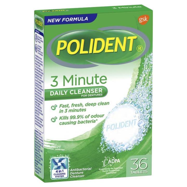 Polident Denture Cleanser Fresh Active Tablets 36 NO BOX | Lazada PH