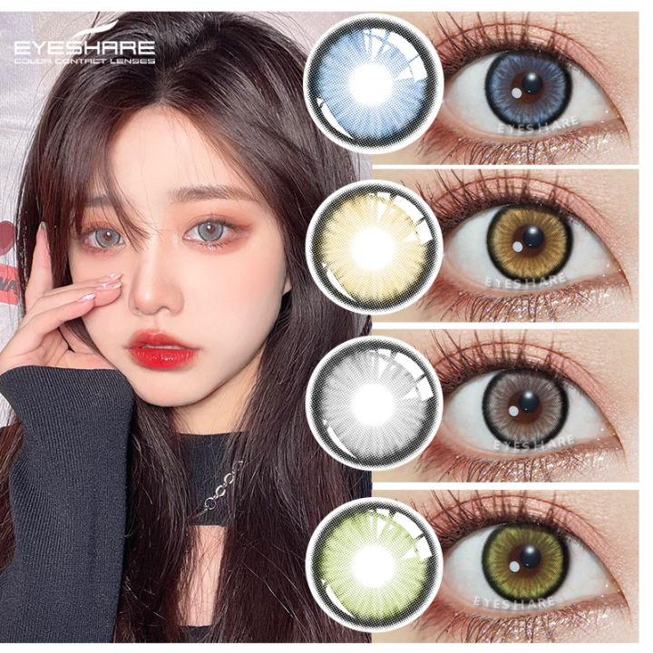 SOFTLENS | EYESHARE DIAMOND Color seri Brown/Black Lensa kontak Gaya ...