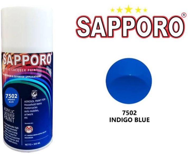 Sapporo Spray Indigo Blue 7502 300 ml | Lazada Indonesia