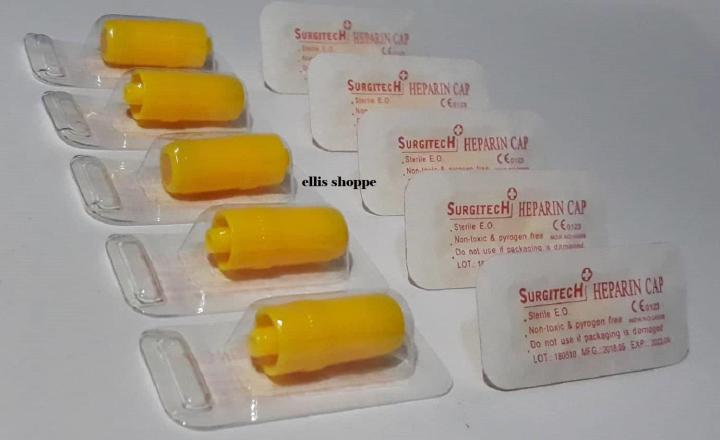 Heparin Cap / HepLock (Surgitech) 10 pcs | Lazada PH