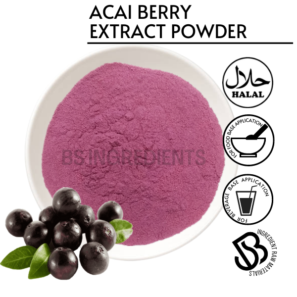 【BS INGREDIENTS】Acai Berry Powder Extract / Serbuk Ekstrak Acai Berry ...
