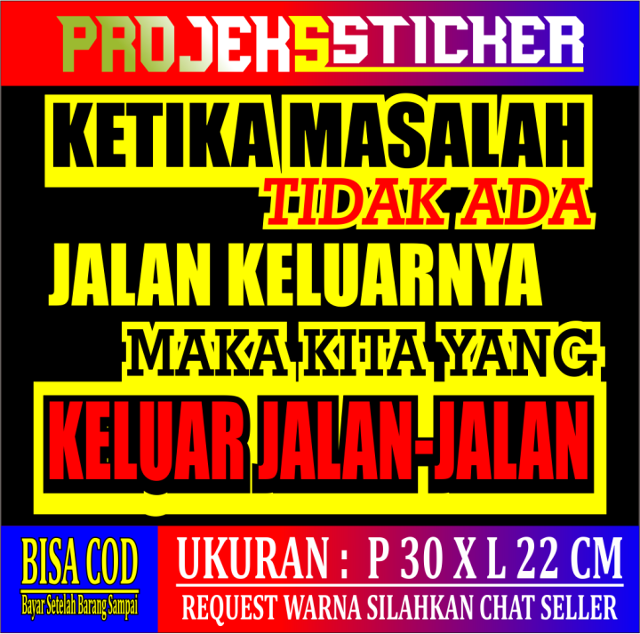 Cutting Sticker Mobil Stiker Kaca Mobil Pickup Futura stiker kata kata ...