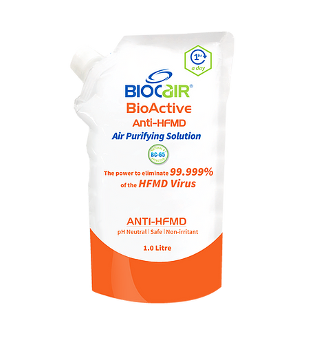 BioCair Anti-HFMD / Anti-Bacterial Disinfectant Air Purifying Solution ...