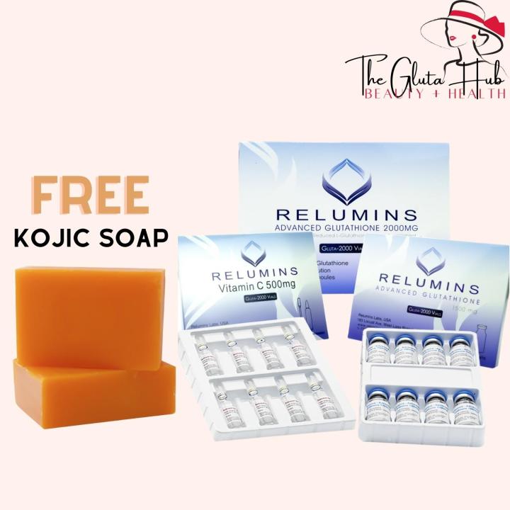 Authentic Relumins Advanced Glutathione 2000mg - Glutathione & Vitamin ...