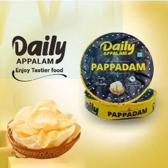 DAILY Papadam Appalam HALAL (100gm x 10 pcs) | Lazada