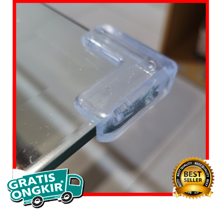 4pcs Karet Pelindung Sudut Siku Pinggiran Meja Tepi Ujung Pinggir Kaca ...