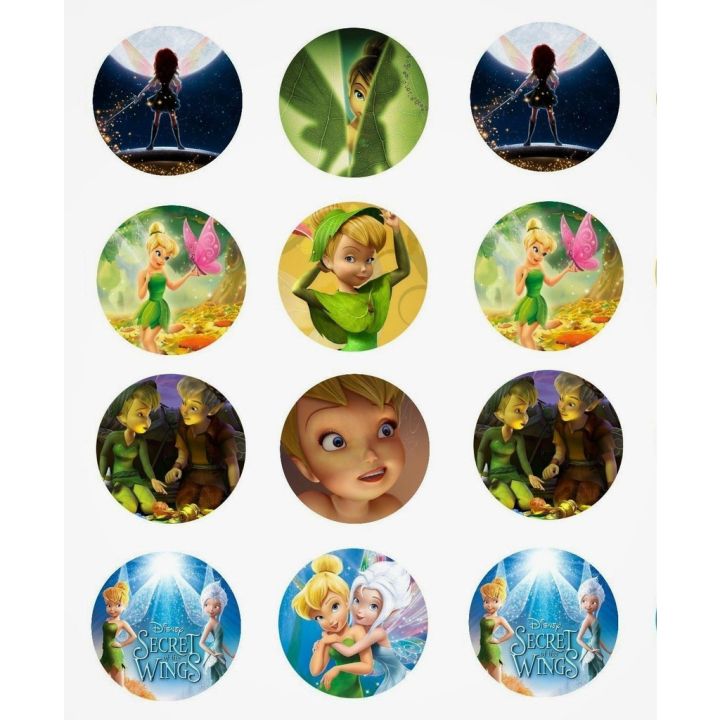 CUPCAKE TOPPER CUSTOM KARAKTER TINKERBELL JUMBO | Lazada Indonesia
