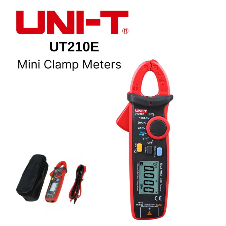 UNI-T UT210E Mini Clamp Meter - up to AC/DC 100A/600V - with AC/DC ...