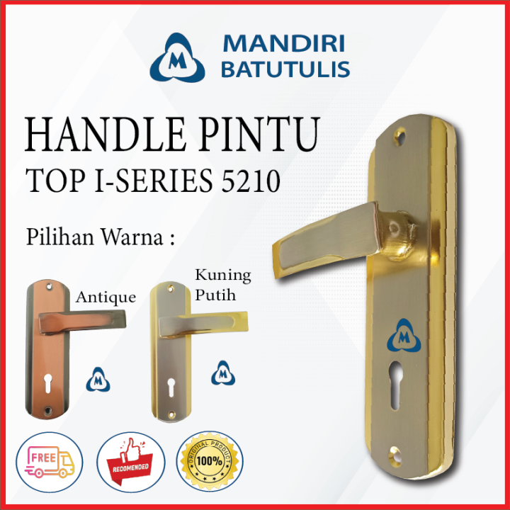 Handle Gagang Kunci Pintu/Set Kunci Pintu Top/Tarikan Konci Pintu ...