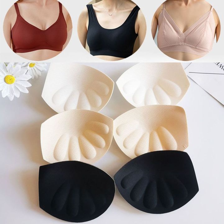 Vch Push Up Padding Padding Intimates Bikini For Women Triangle Swimsuit Breast Latex Bra Pad