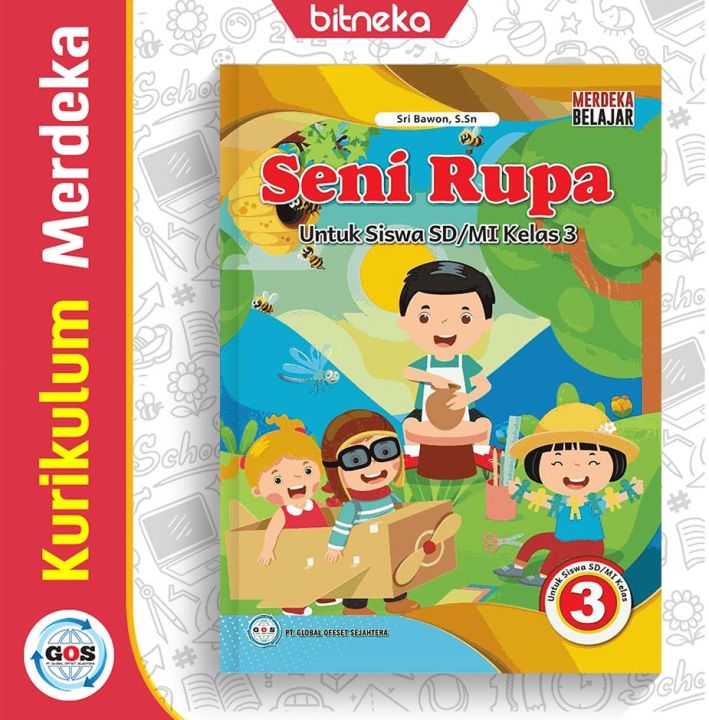 Buku Siswa Seni Rupa SD/MI Kelas 3 Kurikulum Merdeka - GOS | Lazada Indonesia