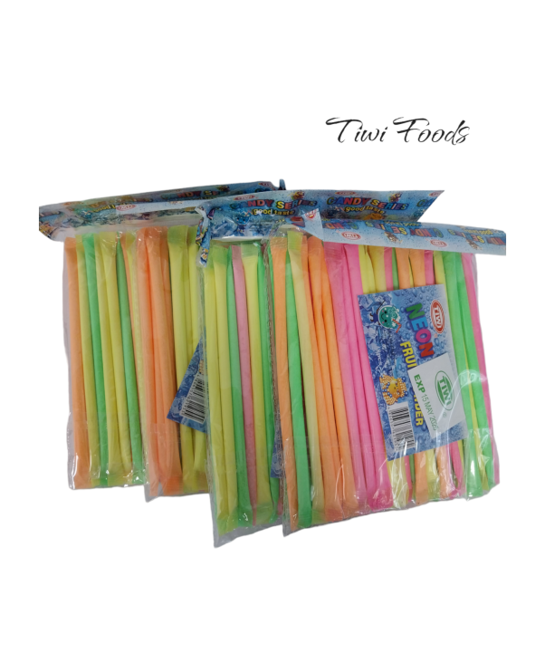 Tiwi Neon Straw Sour Fruit Flavor Candy 48 pcs | Lazada PH
