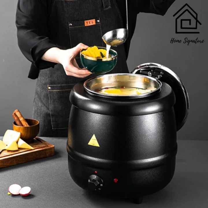 Home Signature 10L Thermal Insulation Porridge Bucket Soup Pot Warm ...