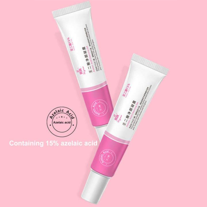 100% Original Azelaic Acid Removal Cream Fade Acne Spots Oil Control ...