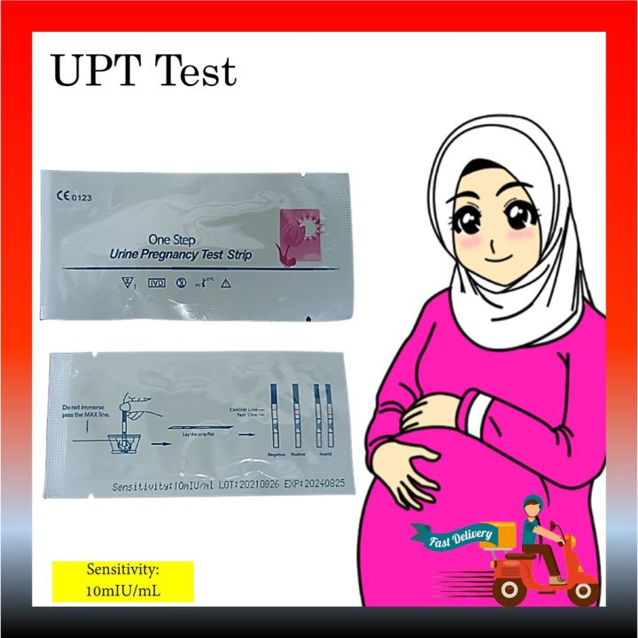 UPT Pregnancy Test Strip HCG Alat Penguji kehamilan Early Urine Test ...