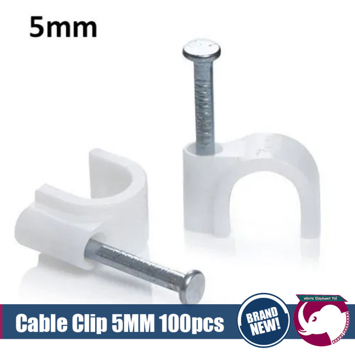 Cable Clip C-Clip 5MM 100pcs | Lazada PH