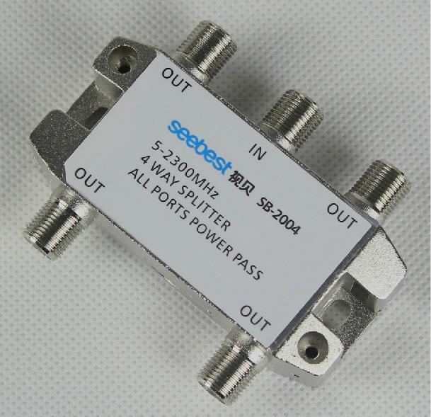 Seebest SB-2004 5~2300MHz 4-Way Astro SMATV Splitter | Lazada PH