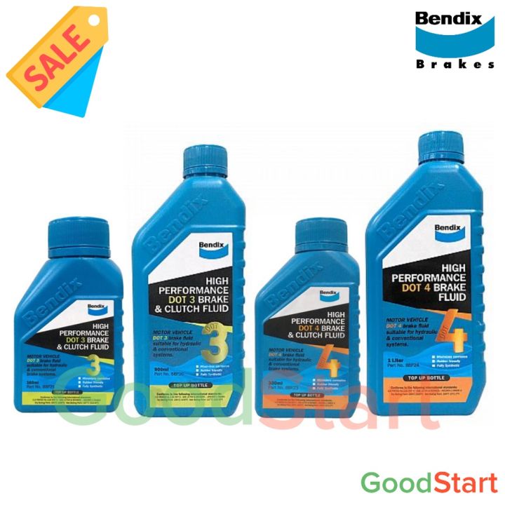 BENDIX High Performance Brake & Clutch Fluid (DOT 3 & DOT 4) | Lazada PH