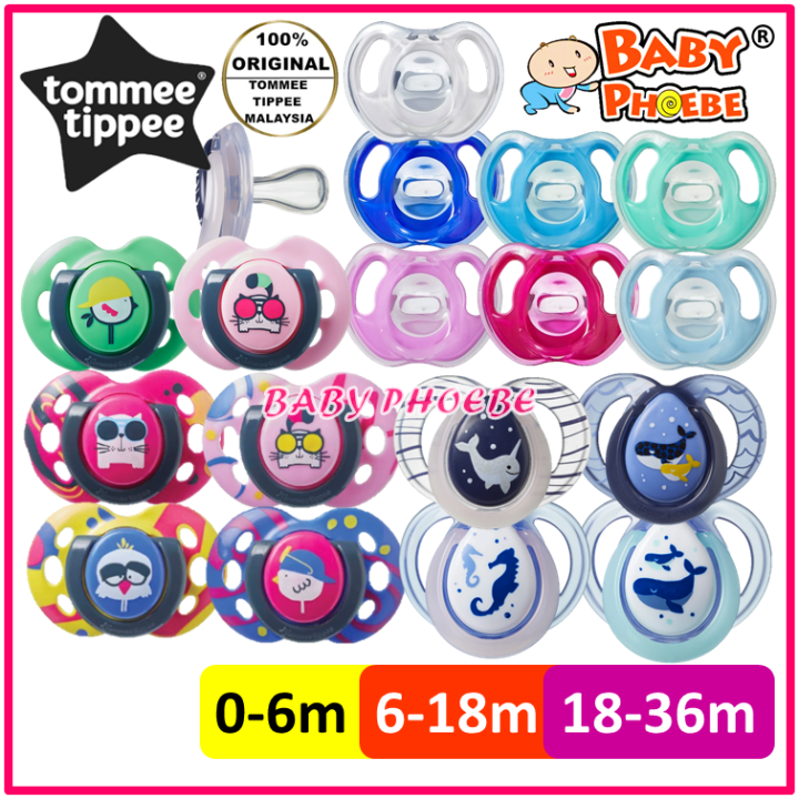 Tommee Tippee Night Time Orthodontic Soother Pacifier Puting Bayi Baby ...