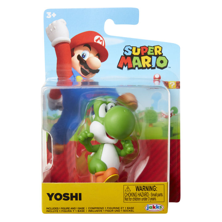 Nintendo 2.5" Figure - Yoshi Green ของเล่น ตุ๊กตา นินเท็นโด ตัวละคร โย ...