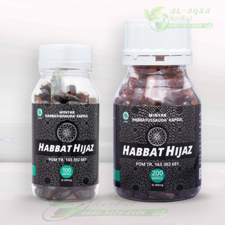 Kapsul Habbatussuda Minyak Habbat Hijaz habatusauda black seed oil ...