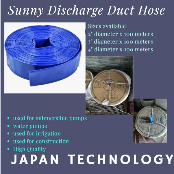 Discharge Duct Hose 100 meters roll 2" 3" 4" | Lazada PH