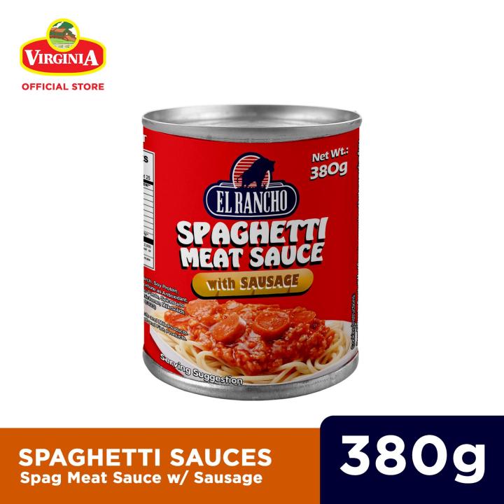 El Rancho Spaghetti Meat Sauce W Sausage 380g Lazada Ph