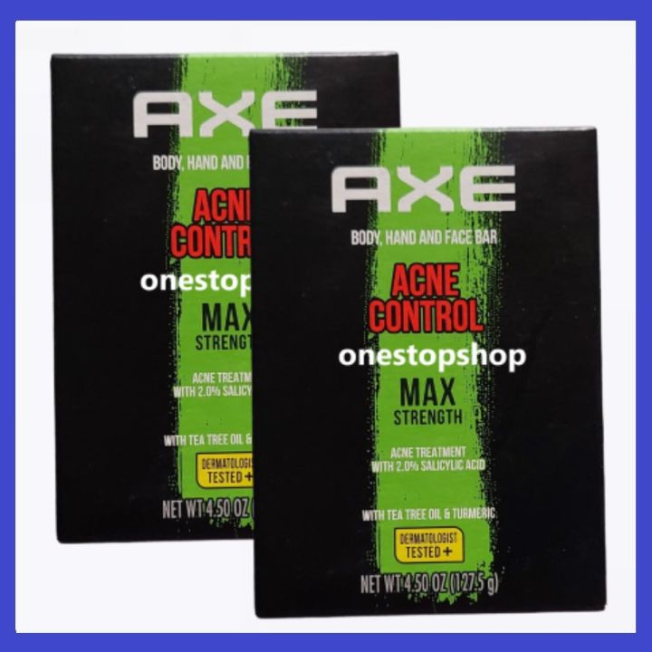 Axe Acne Control Body, Hand and Face Bar Soap 127.5g × 2 | Lazada PH