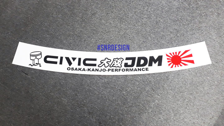 JDM Kanjo - windshield decal/sticker | Lazada