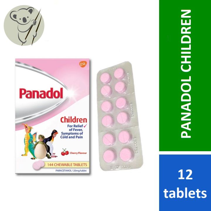 (NEW STOCK) Panadol Children Chewable Tablet 12s 120mg EXP03/27 | Lazada