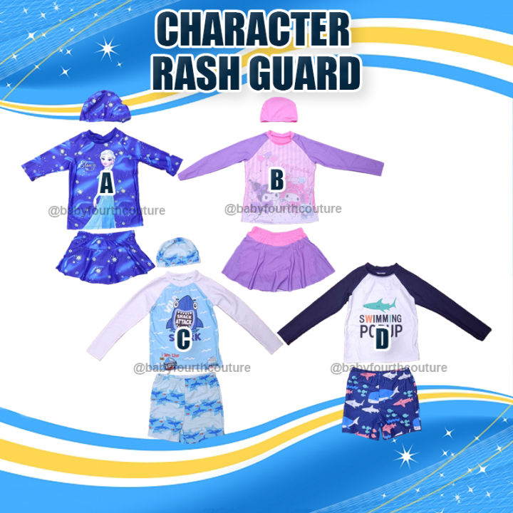 Baby Fourth Couture Character Rash Guard for Kids | Lazada PH