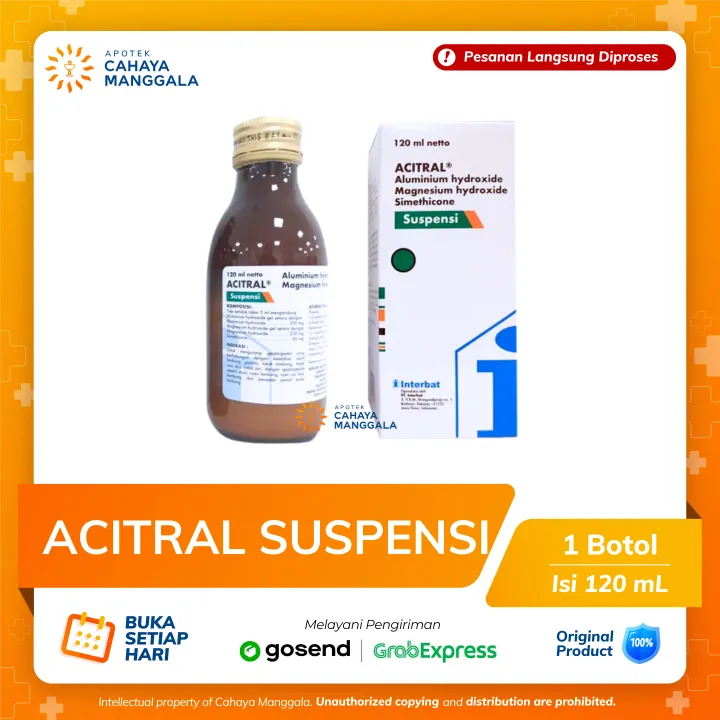 ACITRAL SUSPENSI 120 ML | Lazada Indonesia
