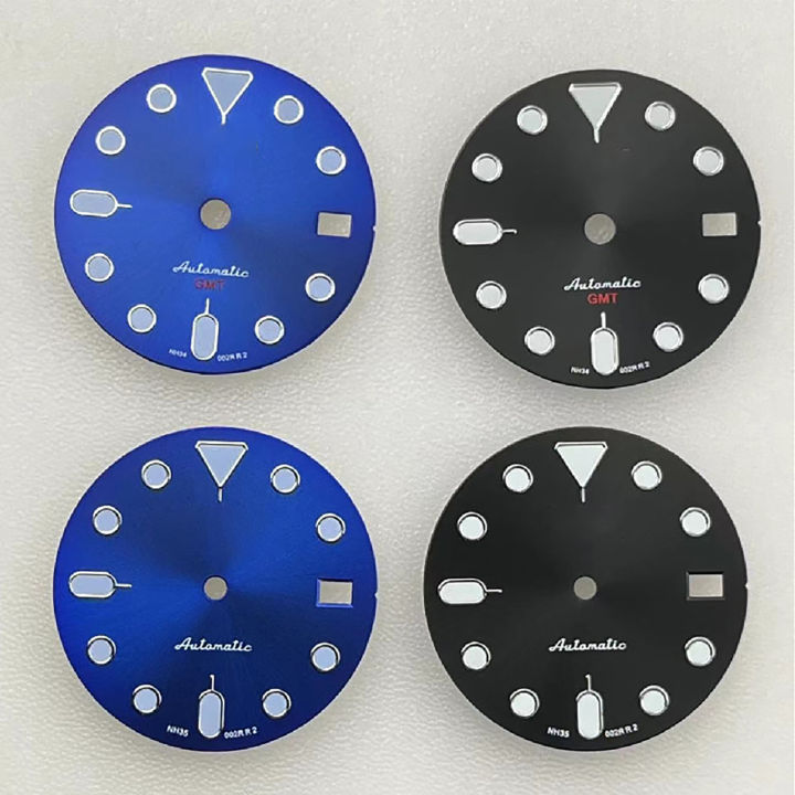 28.5MM GMT Watch Dial Green Luminous Dial Watch Modification ...